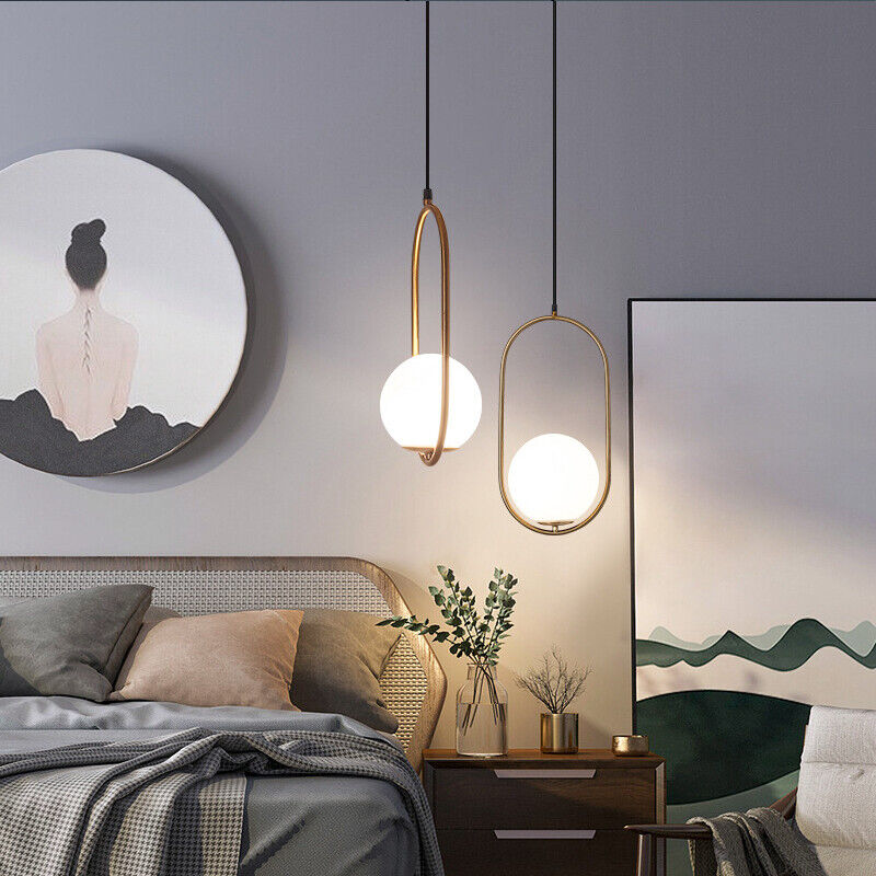 Gold Singular Orb Pendant Light — Eli & Co. Lighting